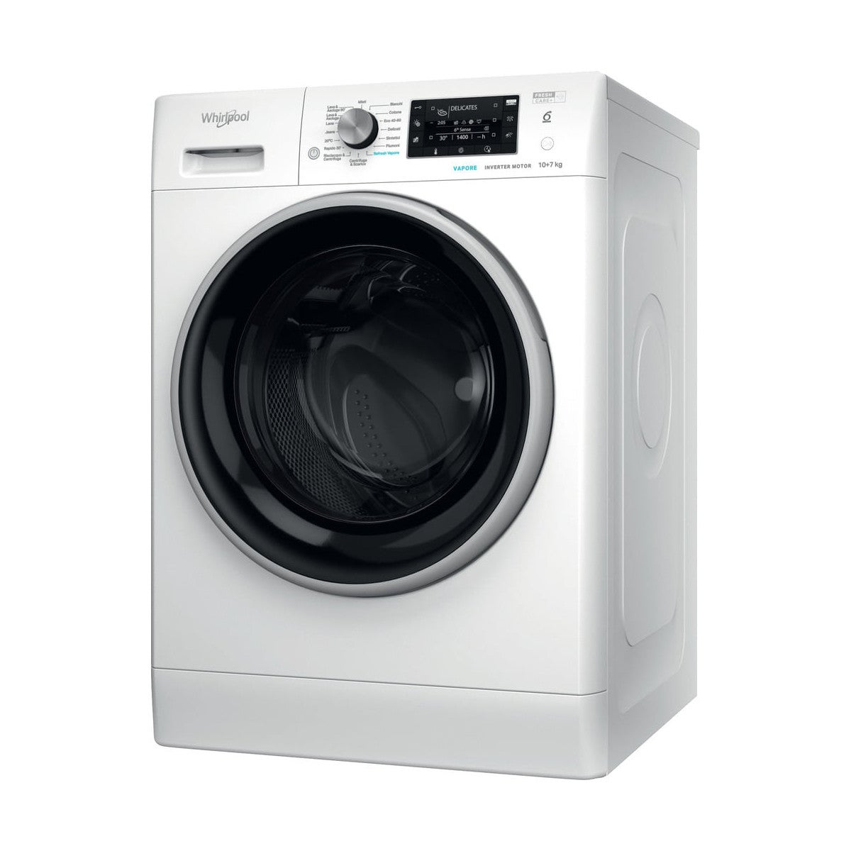 Whirlpool FreshCare FFWDD 107448 WBS IT machine à laver avec sèche ...