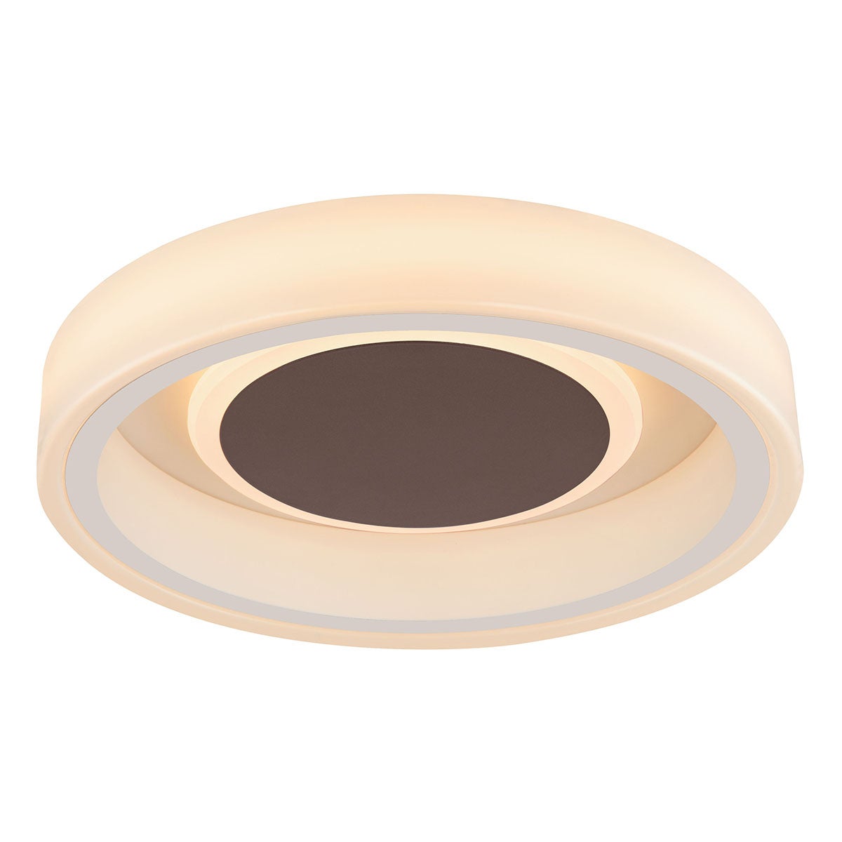 Globo - plafonnier - Goffi - blanc - métal - Ø 35cm - LED - 48398-24 ...