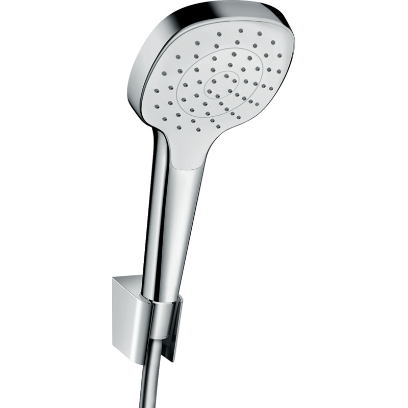 Hansgrohe Croma Select E -Ensemble support mural et douchette 1jet avec ...
