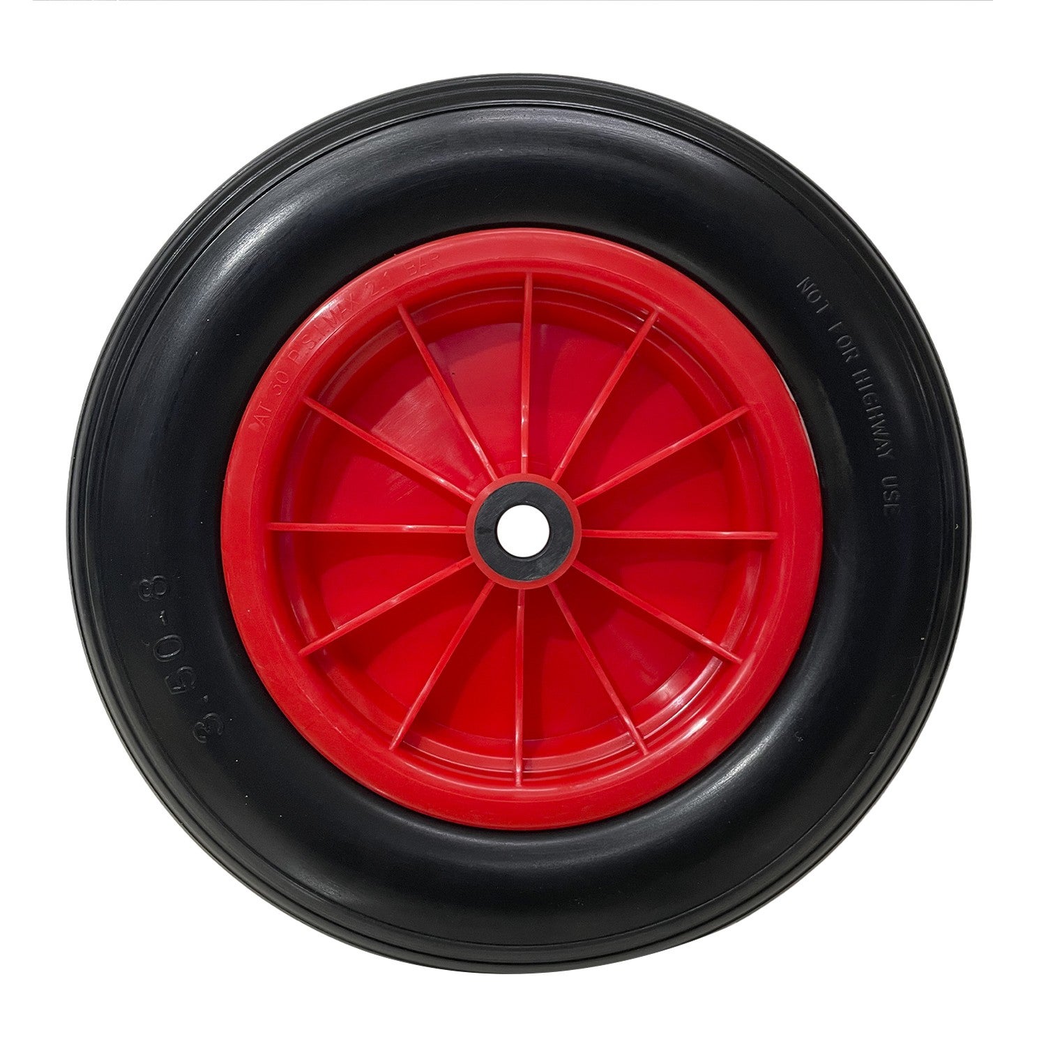 Rueda Carretilla Invernadero Poliuretano Impinchable Llanta Plástico, Ø ...