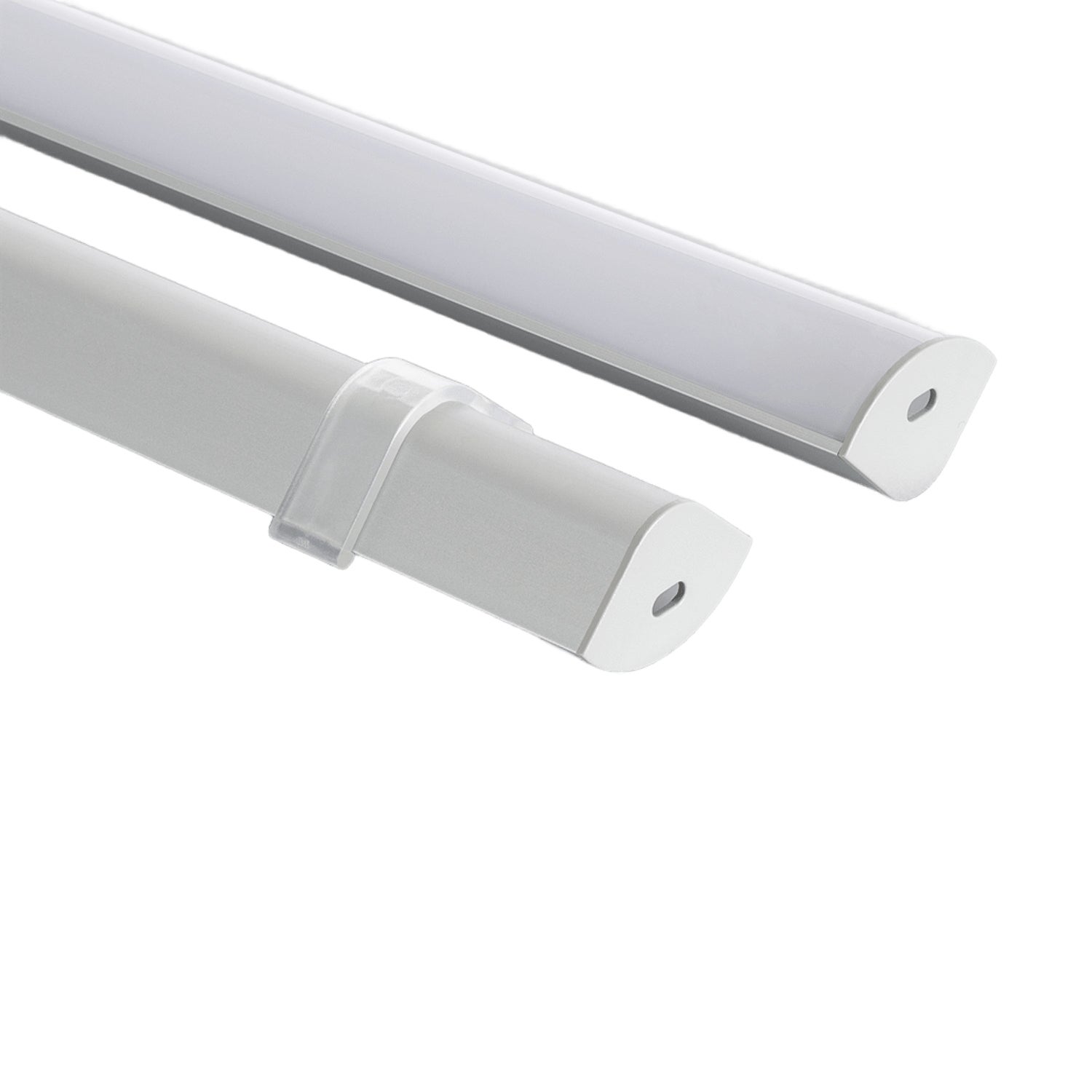 Ledkia Perfil Aluminio Esquina Tapa Circular para Tira LED hasta 20 mm ...