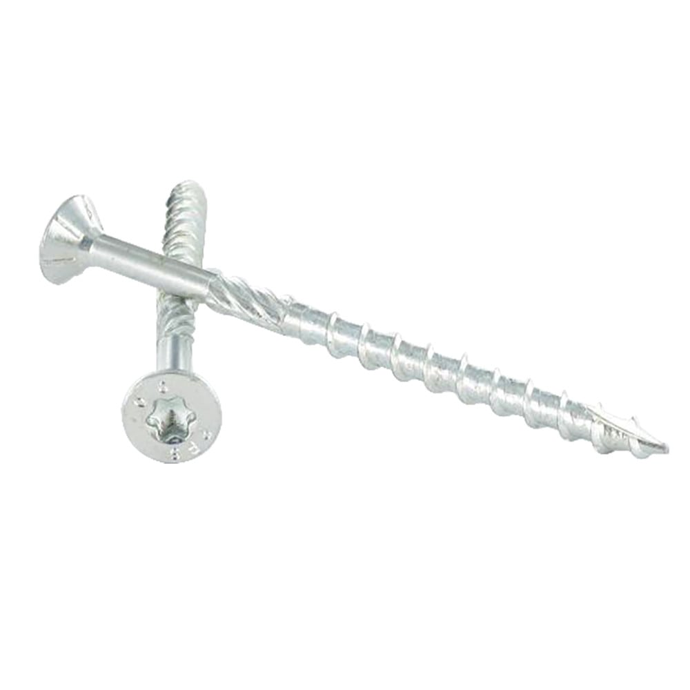 Vis Charpente Tête fraisée TF Cranté TORX T30 6X100 Filetée sur 60 ...