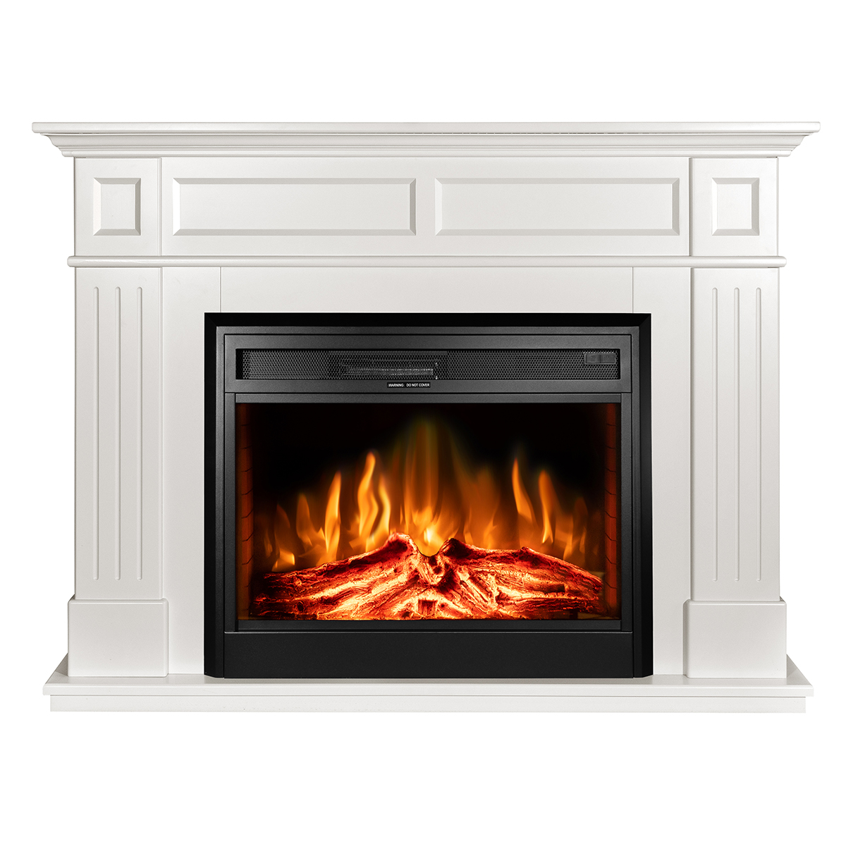 Cheminée électrique Sicilia & Carmen, effet flamme, 1000 x 1300 x 300 ...