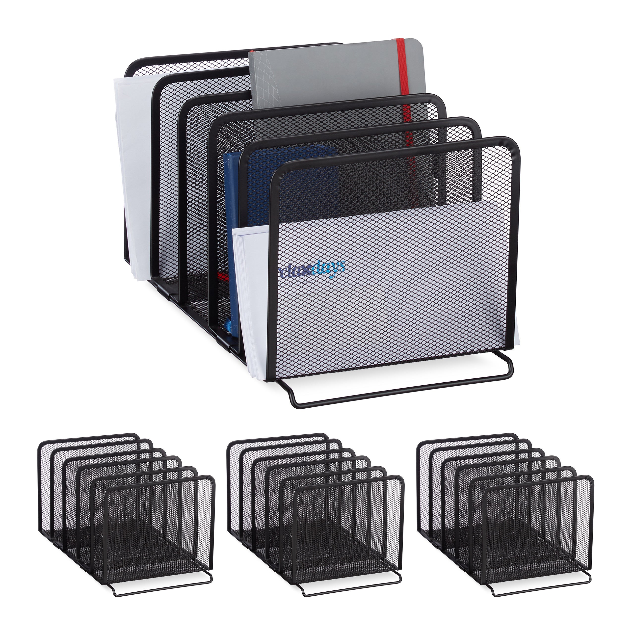 Rangement pour catalogue en lot de 4, Support à magazines sur pieds en ...