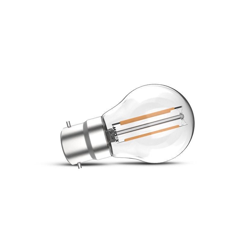 Ampoule LED B22 G45 - Filament 4W - Blanc chaud 2700K - 560lm | Leroy ...