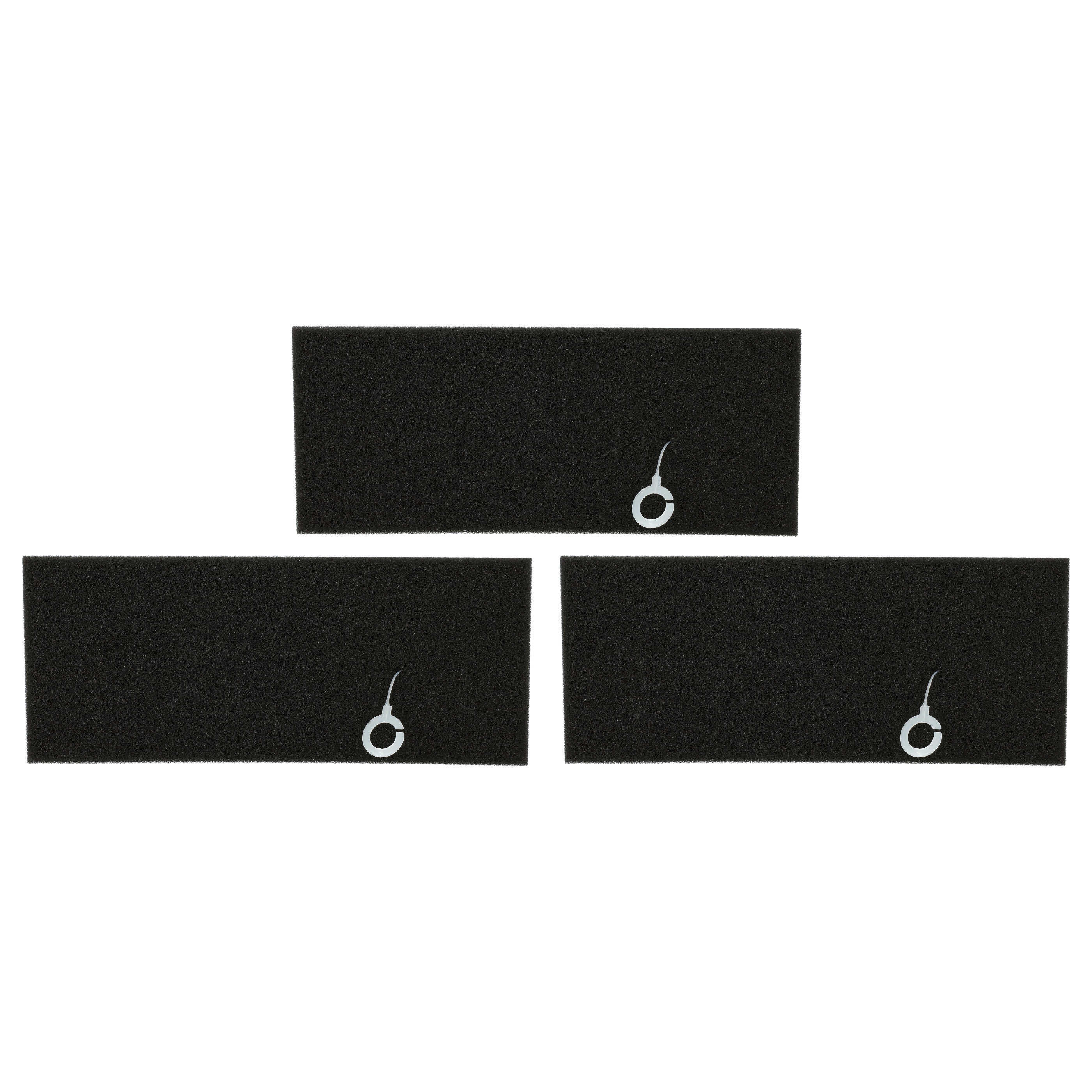 Vhbw 3x Filtre compatible avec Bosch GL 40 BAG & BAGLESS HEPA 2200W ...