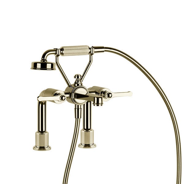 Gessi Venti20 robinetterie de baignoire 2 trous, avec flexible et ...