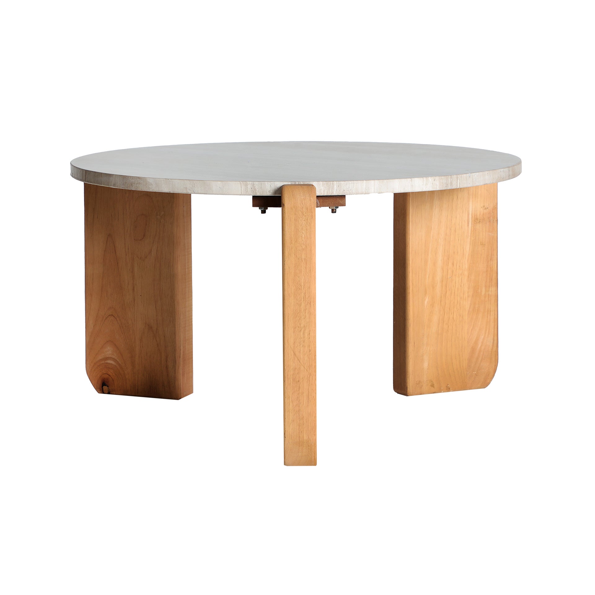 Table basse en marbre beige 73x70x42 cm | Leroy Merlin