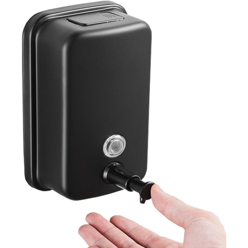 Distributeur de savon pour les mains - Fixation murale - En acier ...