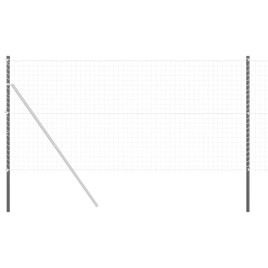 Postes de cerca 12 pcs Gris 160 cm | Leroy Merlin