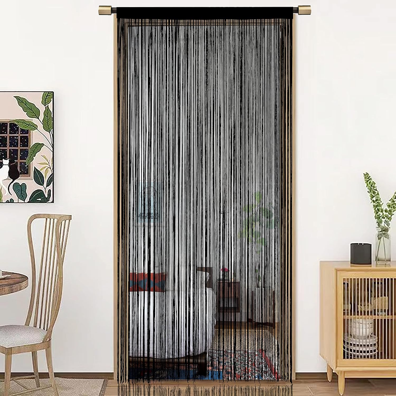 String Porte Rideau décorations de fenêtre diviseur de Chambre Rideau ...