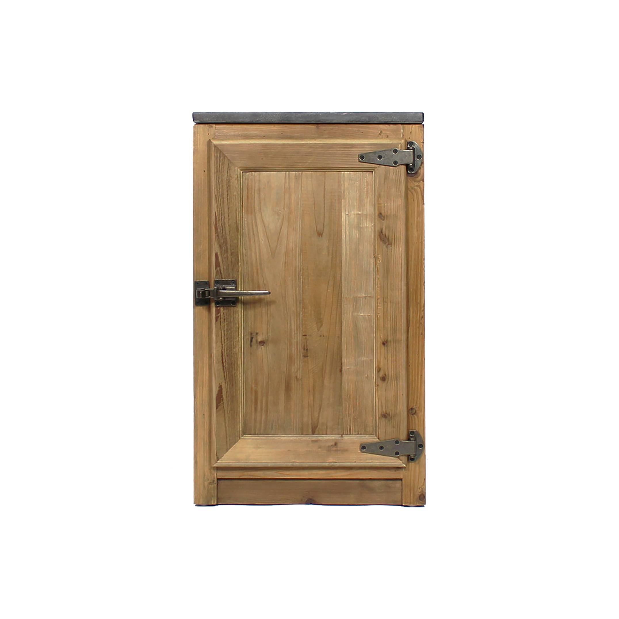 Meuble bas de cuisine 1 porte poignées frigo Champêtre | Leroy Merlin