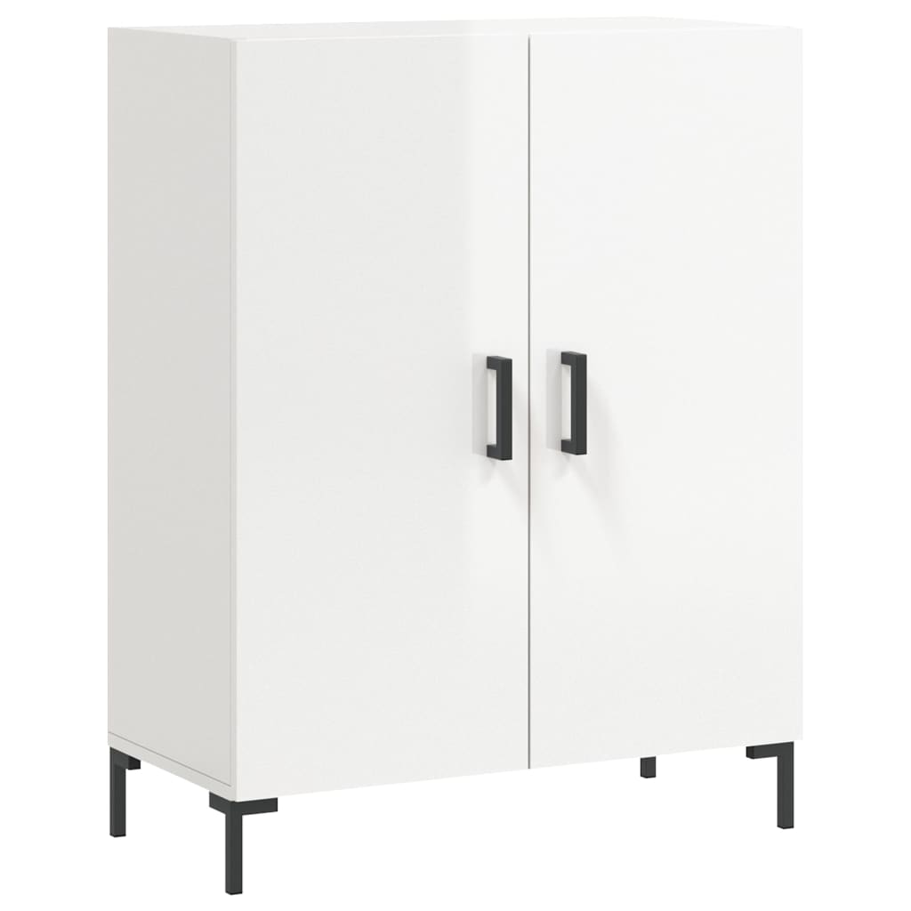 Buffet en contreplaqué blanc brillant 69,5x34x90 cm - COMFORTXL | Leroy ...