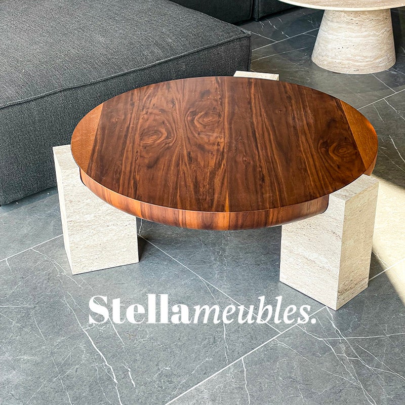 Table basse Travertin AMARA + MAYA | Leroy Merlin