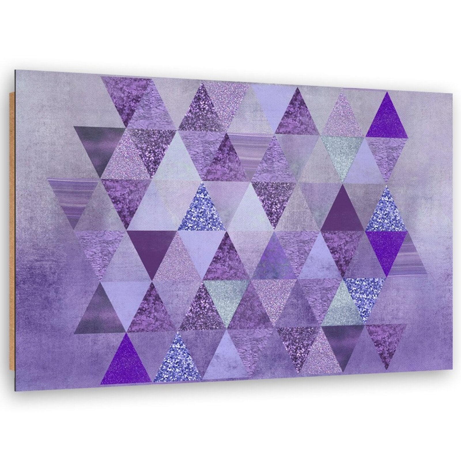 Tableau bois conception triangulaire - 60 x 40 cm | Leroy Merlin