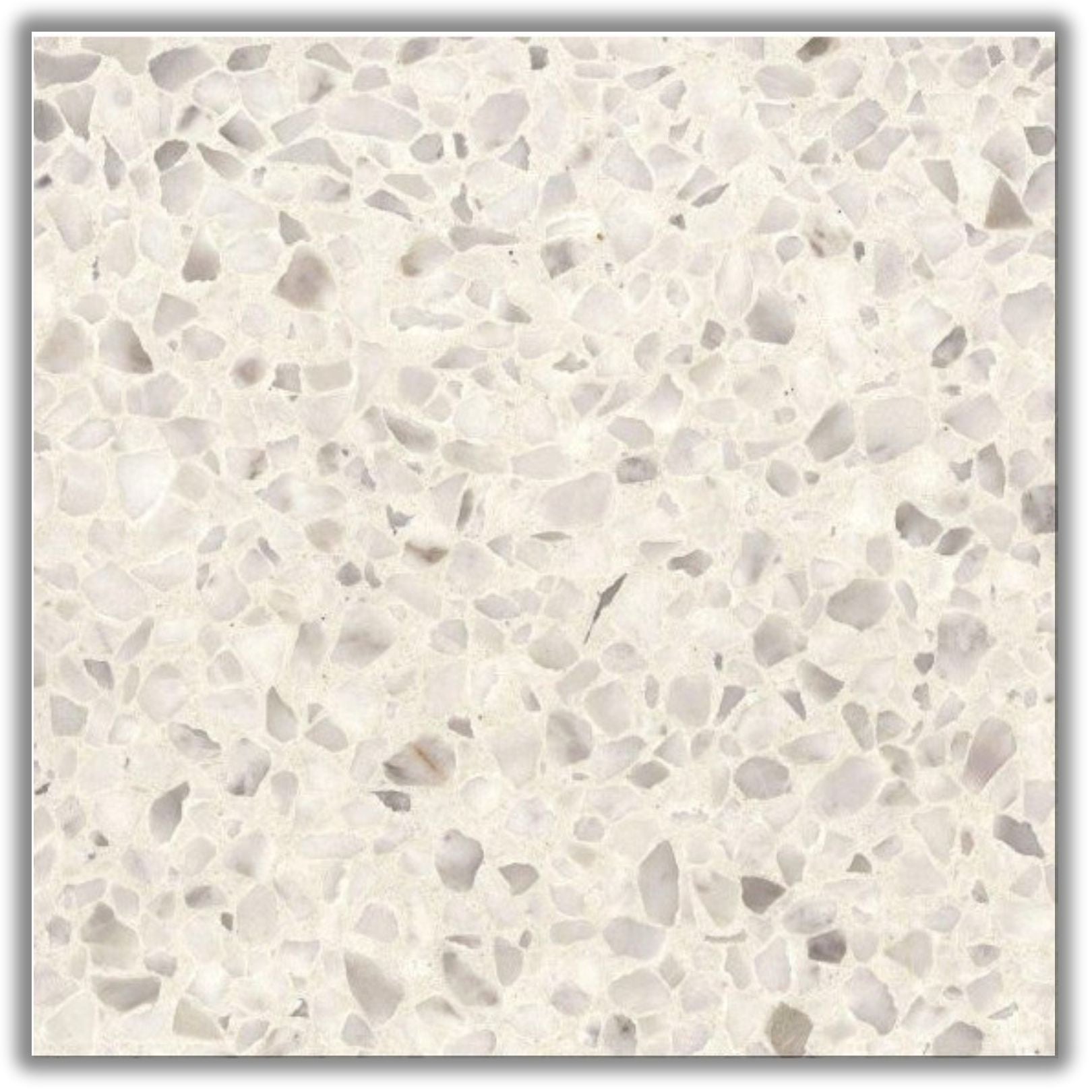Véritable Carreau Terrazzo TARANTO 40x40cm boîte de 0.96m2 Adouci ...