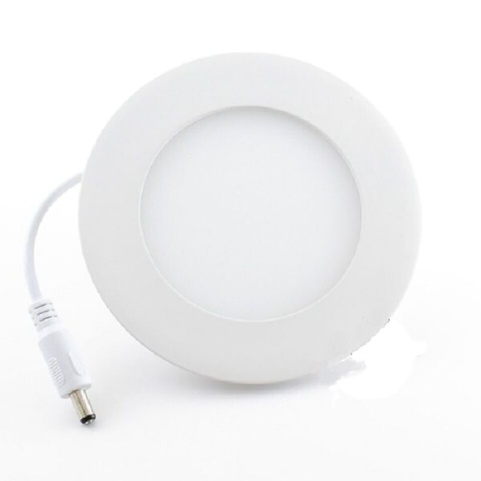 FOCO LED EMPOTRABLE REDONDO DELGADO DE 6 W CON CONTROLADOR LED BLANCO ...