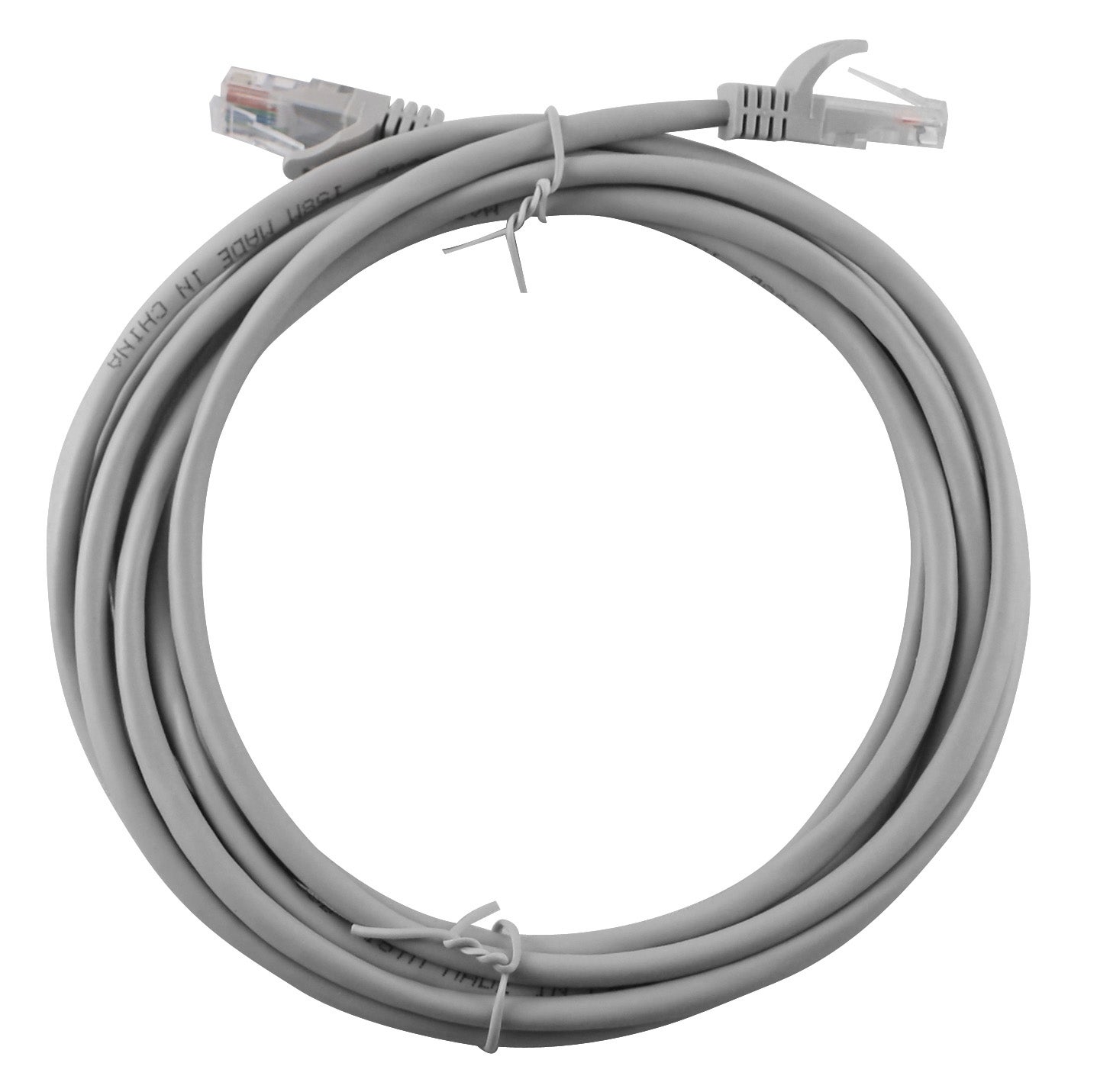 CÂBLE FICHE LAN UTP RJ45/RJ45 3M GRIS | Bricoman