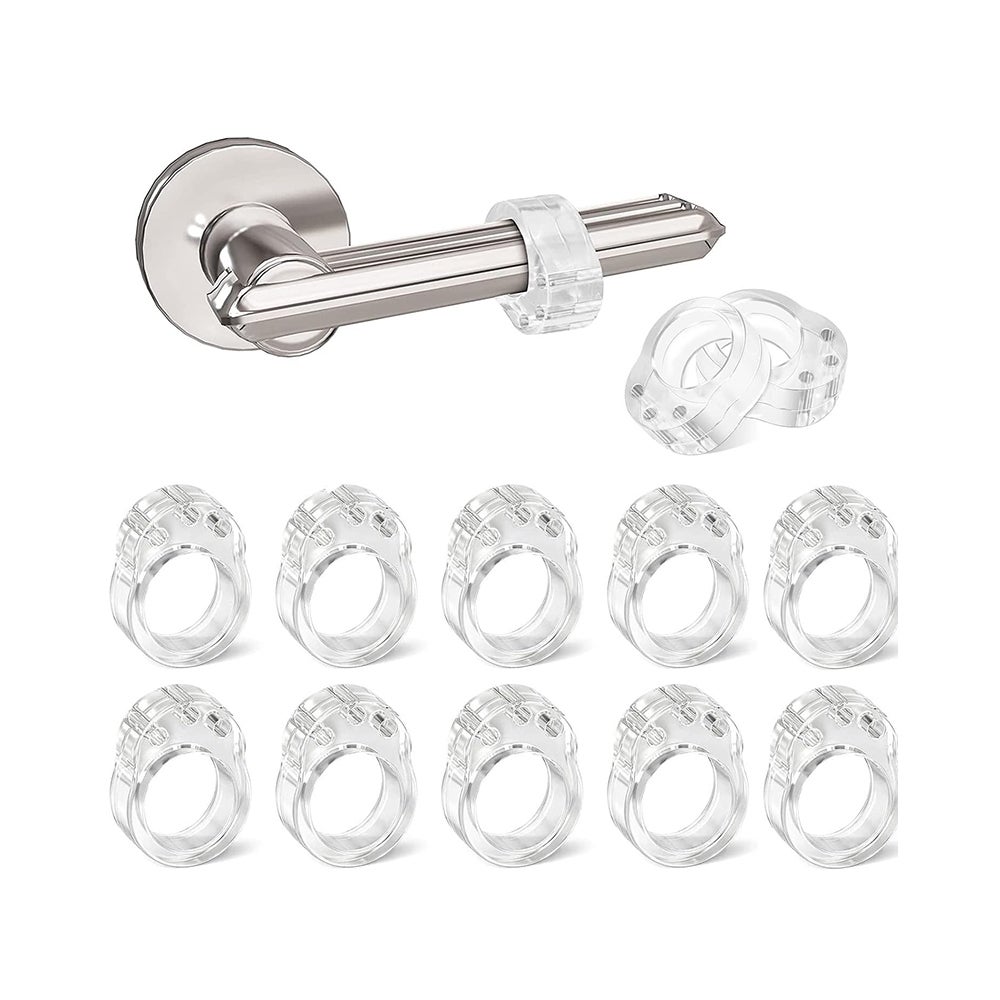 Butées de porte 6 Pièces PVC Poignée de porte Butée Porte Bumper Porte ...