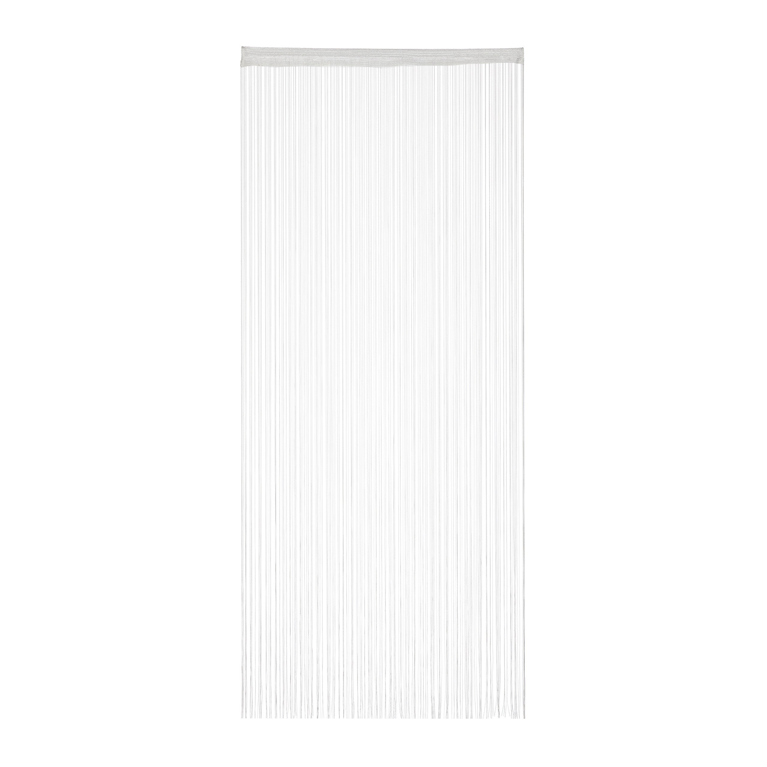 Relaxdays Rideau fils blanc rideau rideau de porte fenêtre rideau de ...