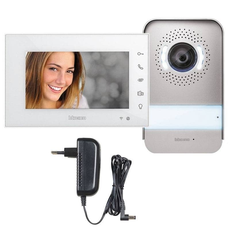 Kit interphone vidÃ©o mono-familial 2 fils Bticino Easykit WIFI avec Ã ...