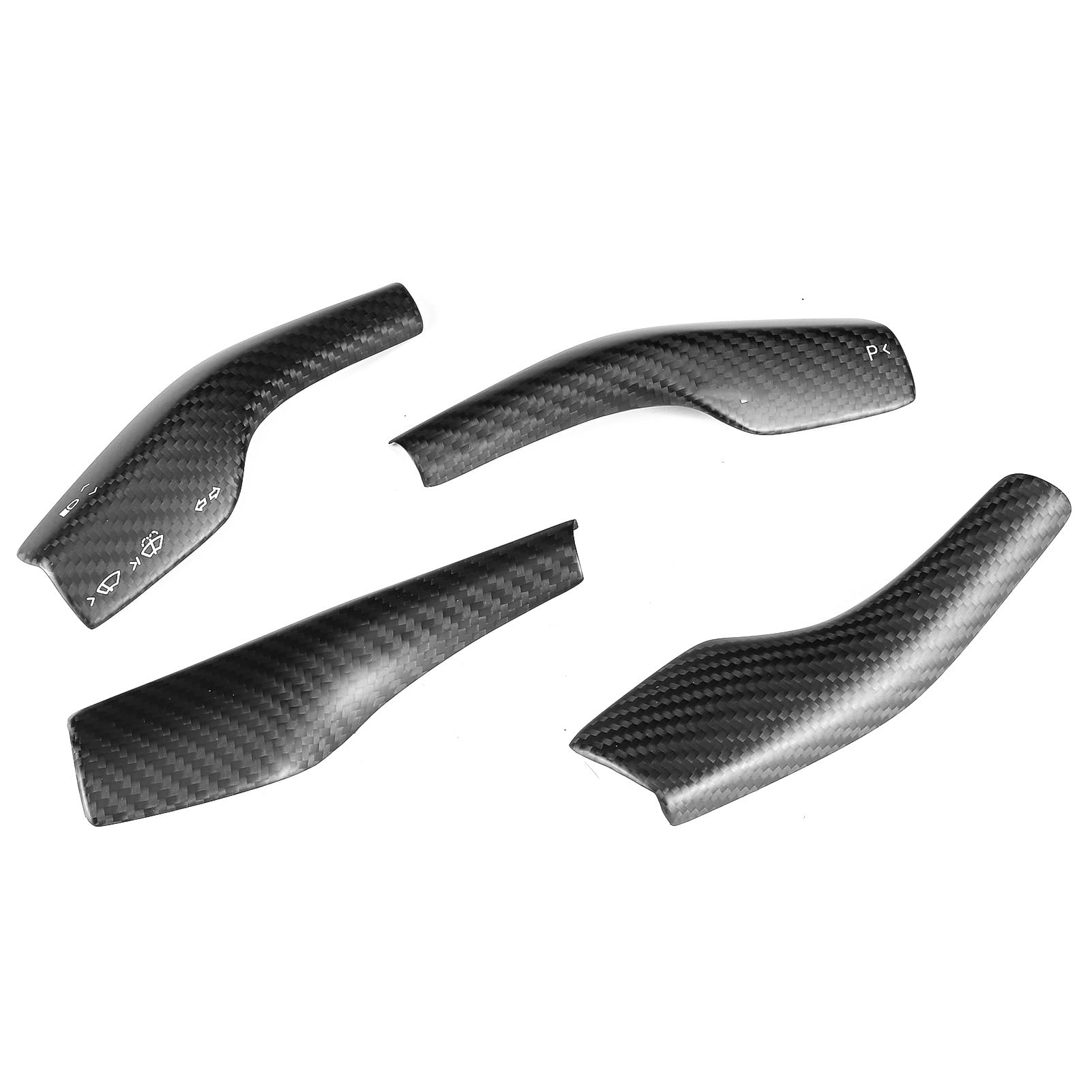 Embellecedor de interruptor de faro de fibra de carbono mate y cubierta ...