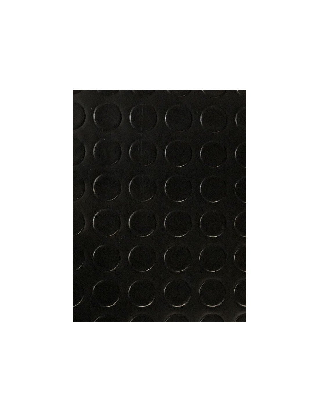 Suelo Vinílico PVC Circulos Negro | 2x25 metros (COLOR/SIZE) | Leroy Merlin