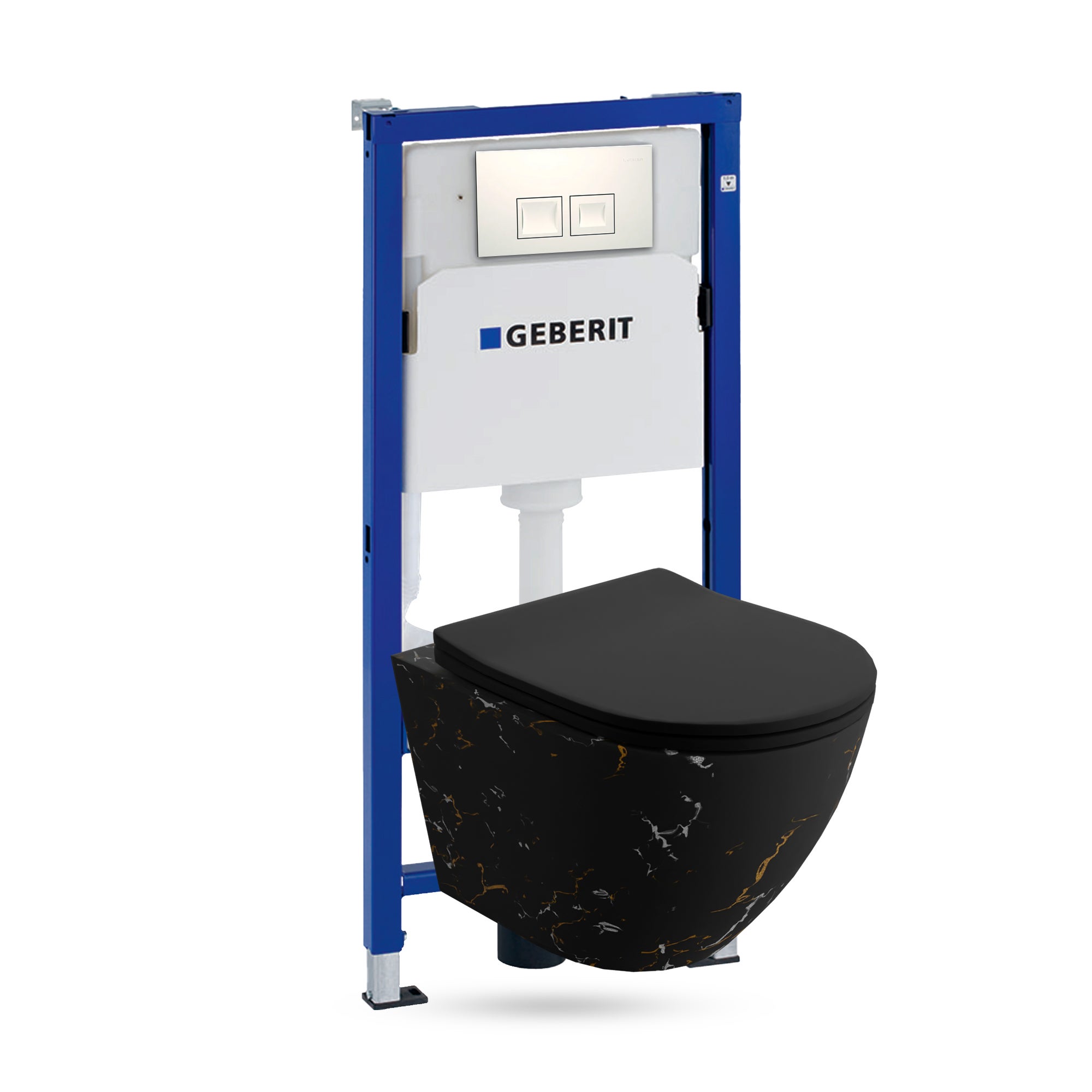 GEBERIT Duofix Basic Support Bâti-support + Lavita WC Sofi Slim Fire ...