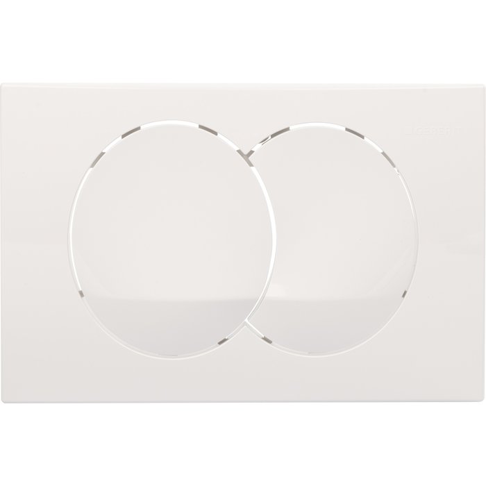 Plaque de commande - Geberit - Delta zero - Double touche | Leroy Merlin