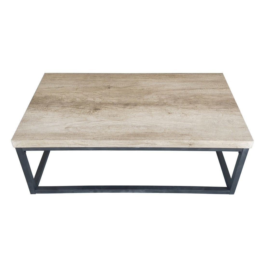 Table basse HAWAÏ – Plateau bois clair, pieds en acier – Design moderne ...