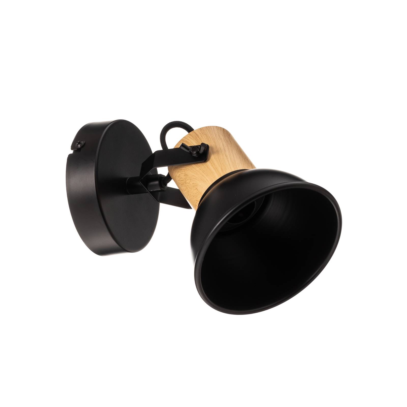 Lindby Bosko foco, negro, 1 luz, foco empotrado, lámpara de techo ...