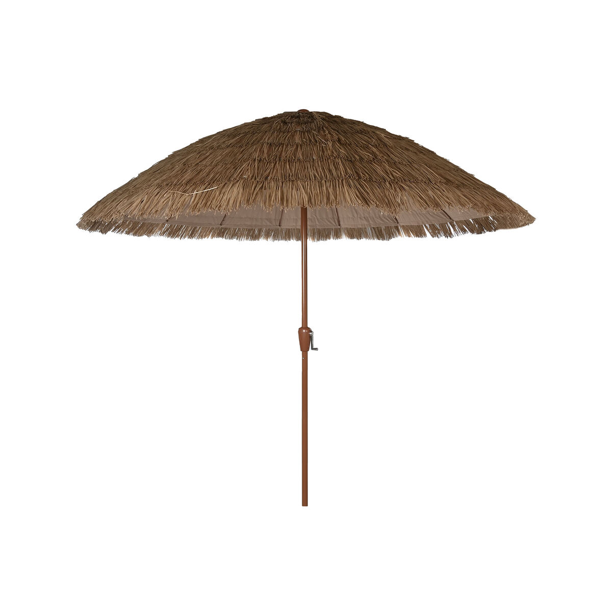 Parasol Home ESPRIT Marron Polyéthylène Acier 250 x 250 x 245 cm ...