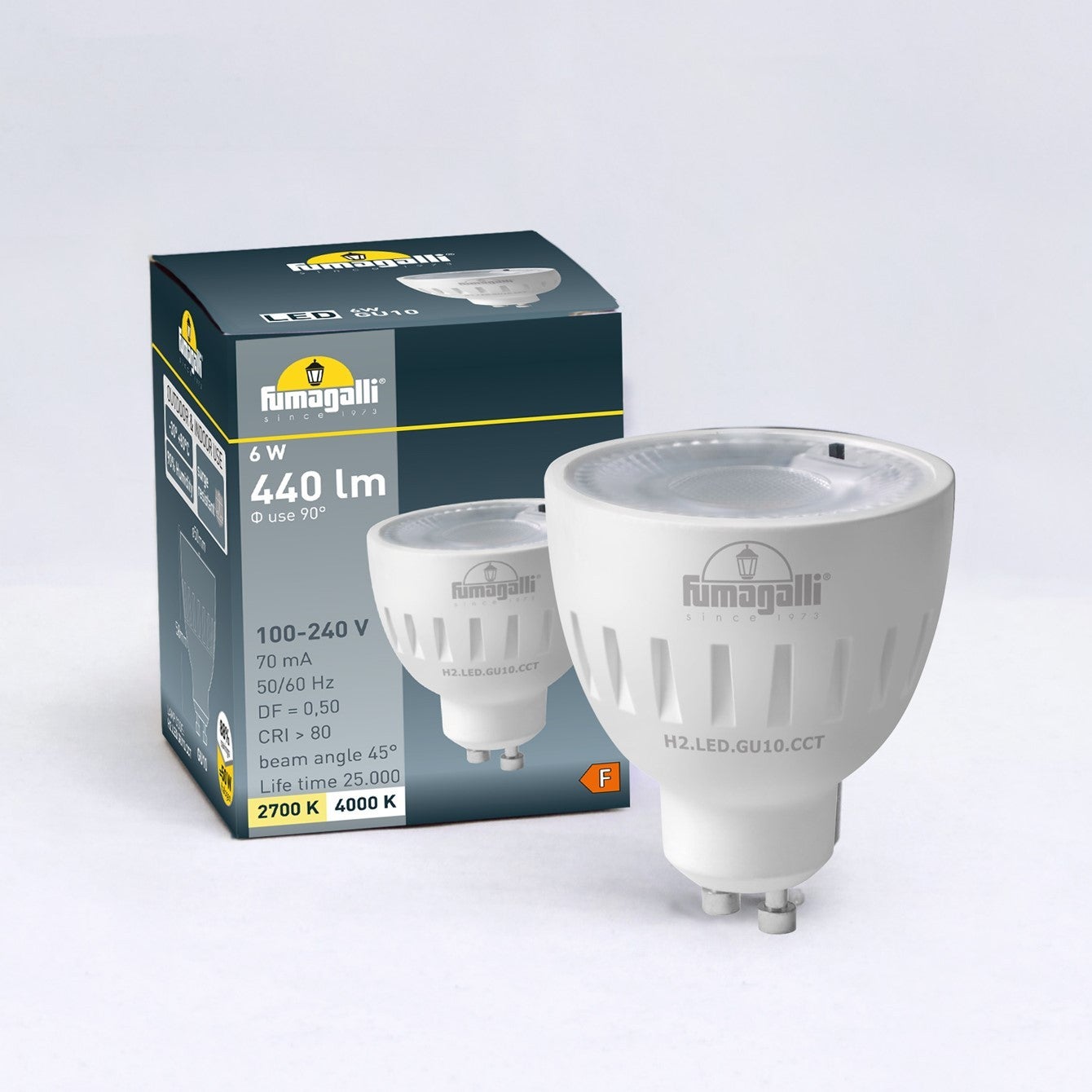 Ampoule LED GU10 - 6W - CCT - Fumagalli | Leroy Merlin