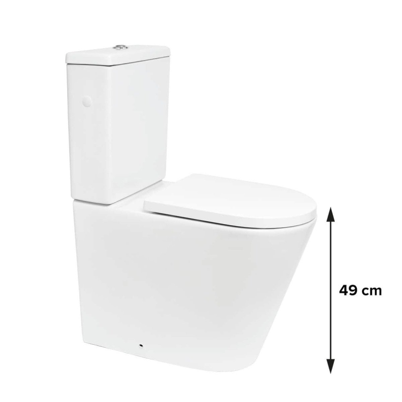 Swiss Aqua Technologies Brevis cuvette WC à poser sans bride en ...