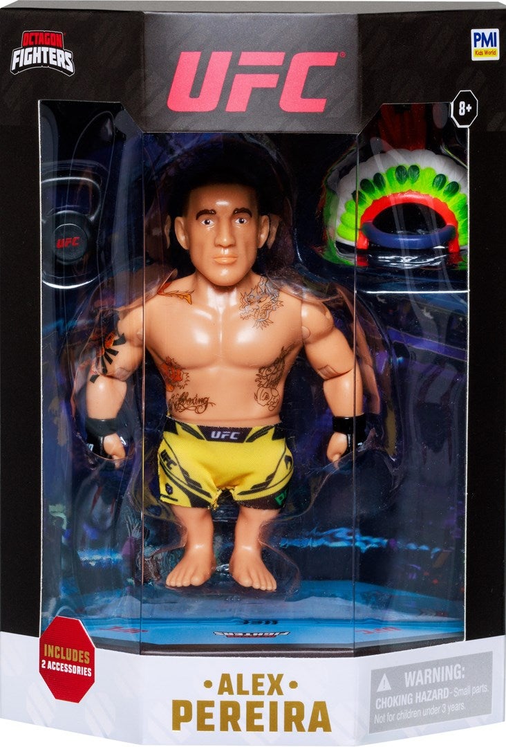 Figurine articulée UFC Octagon Fighters S1 de 11 cm - Alex Pereira ...
