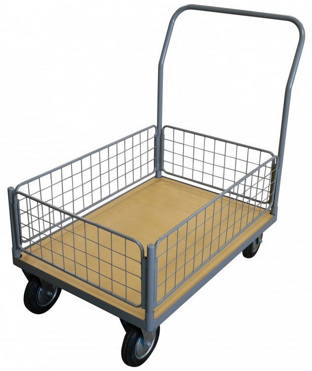 Chariot plateau bois 500 Kg 1200x700x1170mm WPG50I Stockman | Leroy Merlin