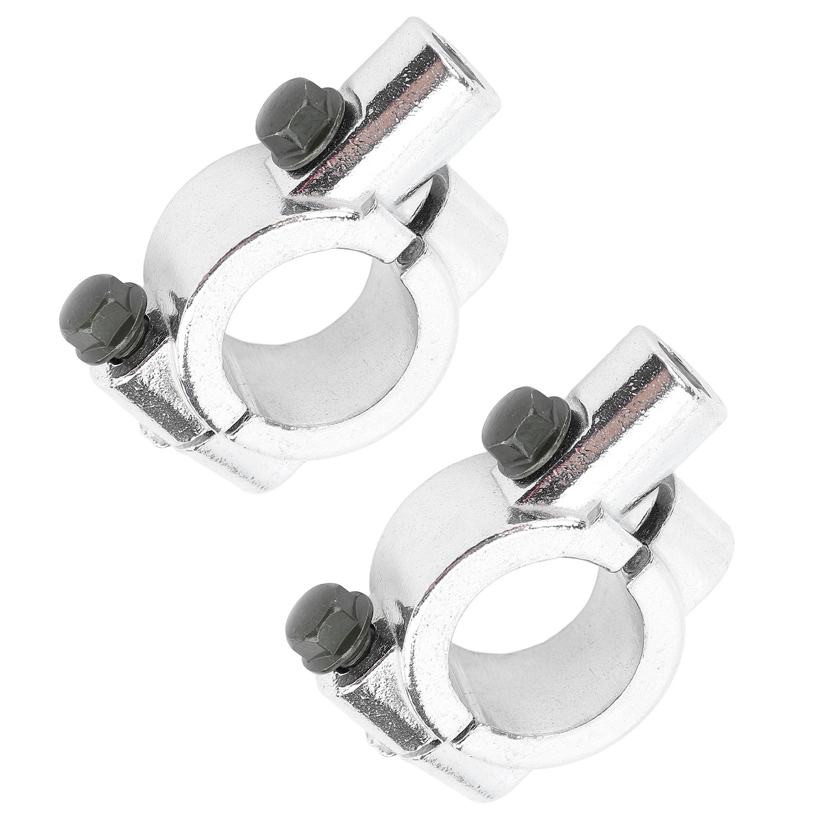 Lot de 2 supports de rétroviseur pour guidon de moto, filetage 22 mm ...