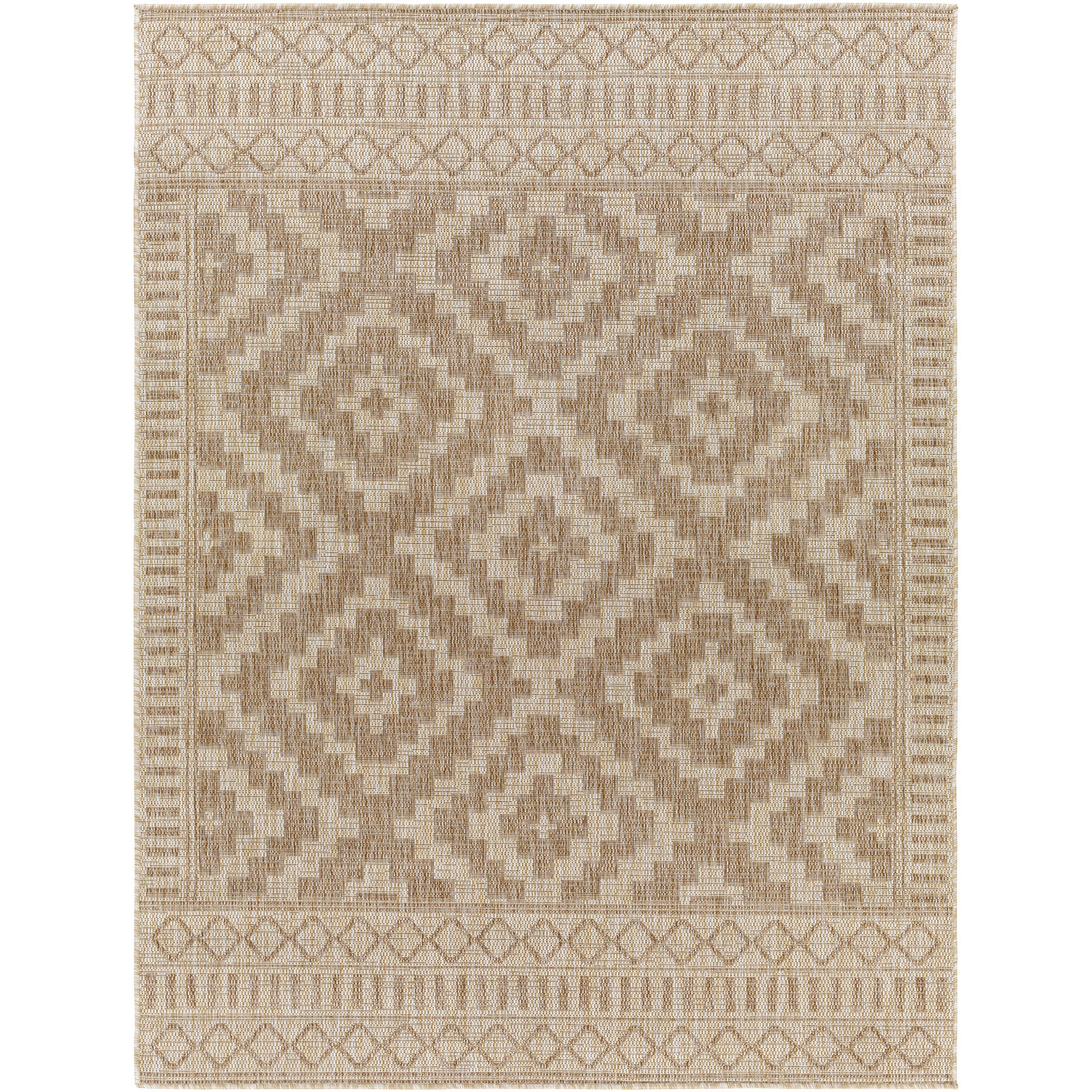 LIVABLISS Alfombra Exterior/Interior Efecto Yute Beige/Marfil 200x275 ...