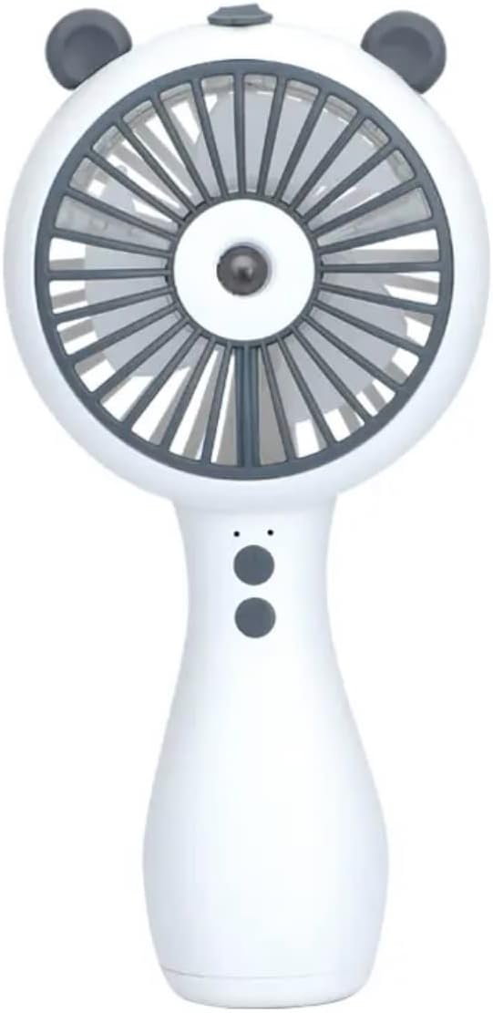 Ventilateur portable (blanc) avec brumisateur, mini ventilateur ...