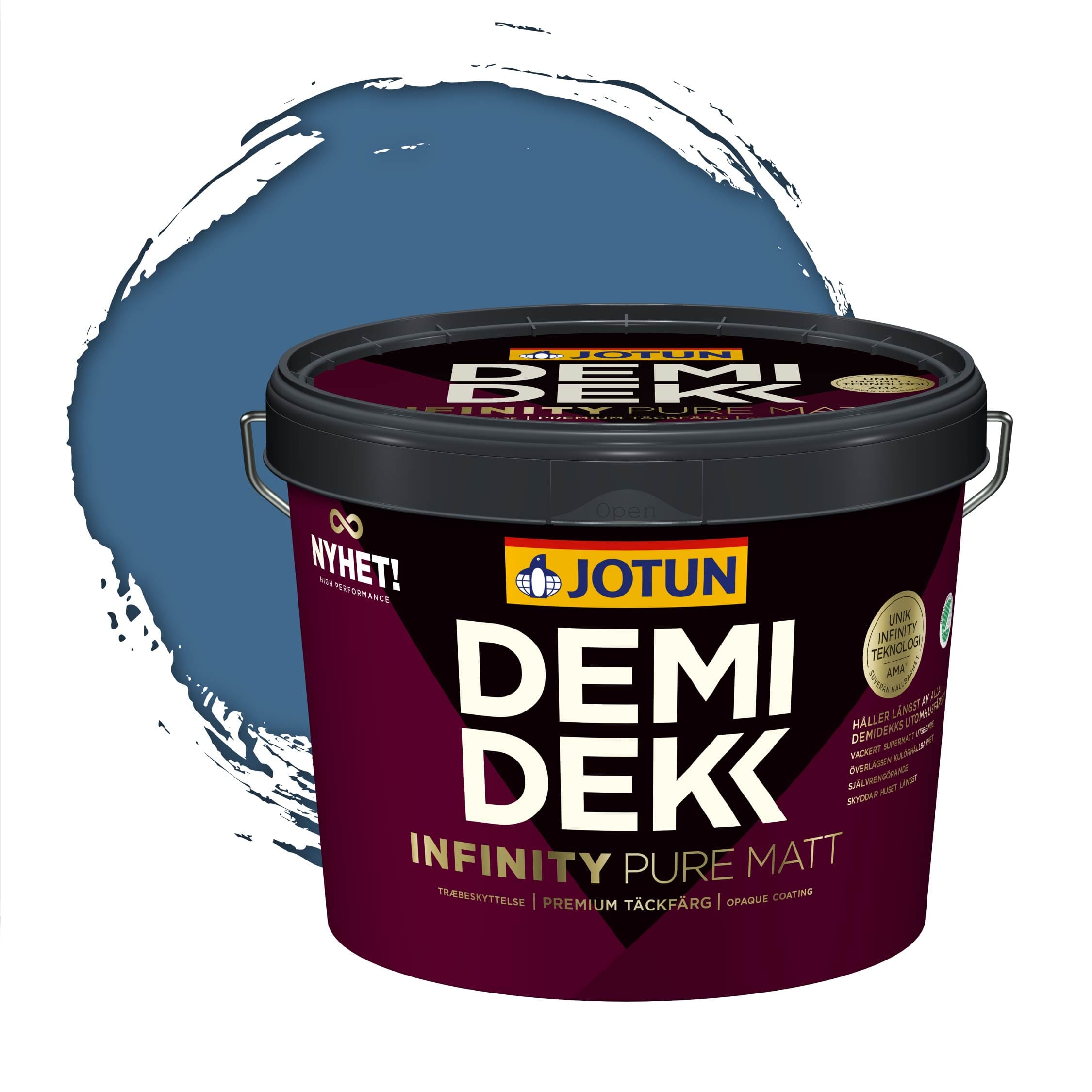 JOTUN - Peinture Bois, Lasure Opaque pour Extérieur - DEMI DEKK ...