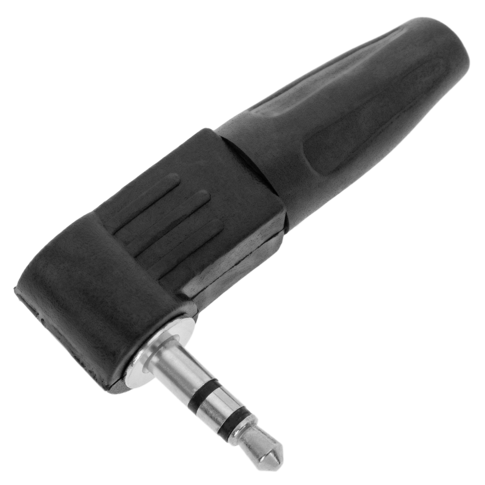 Conector jack de 3,5 mm stereo macho acodado | Leroy Merlin