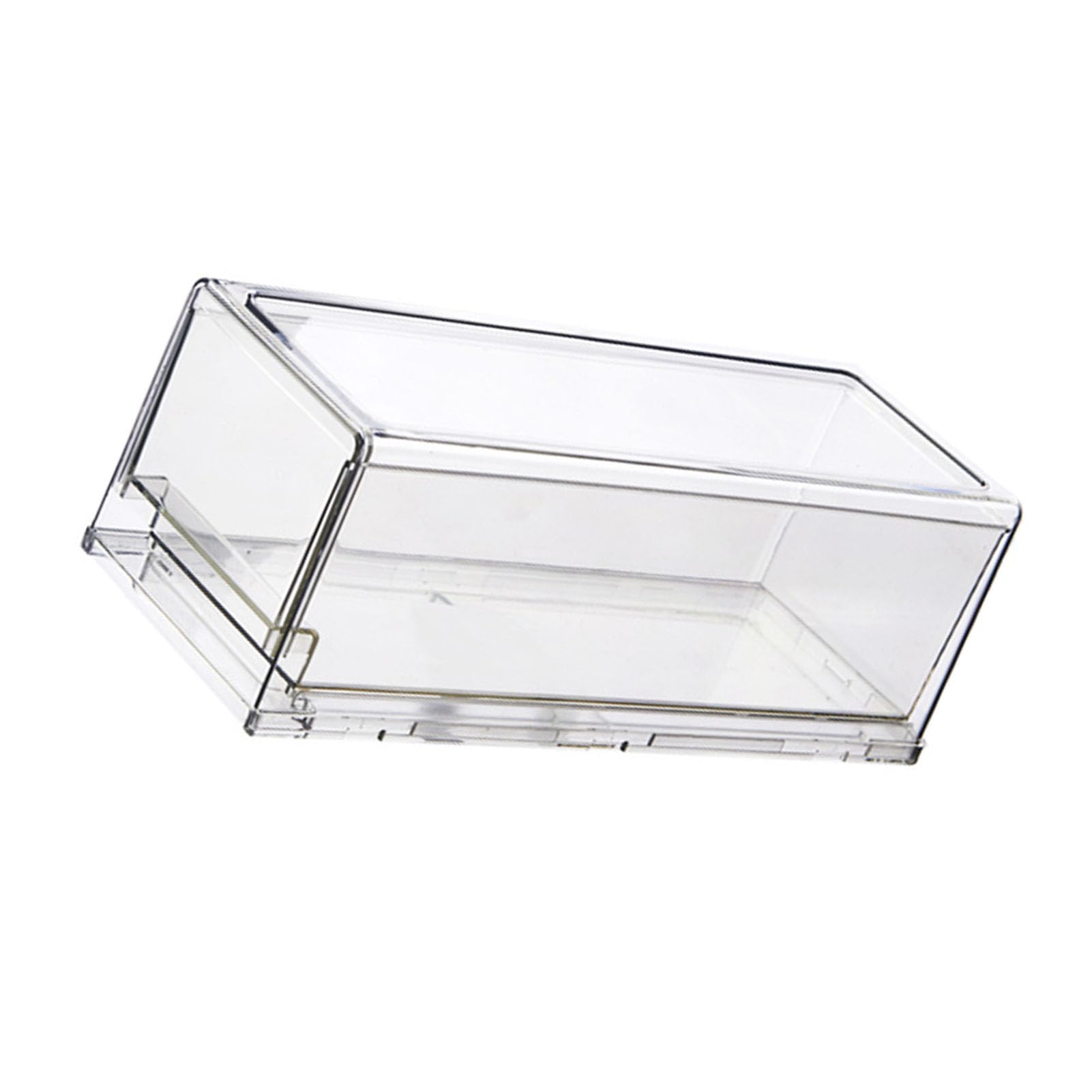 Organiseur de tiroir pour réfrigérateur, grande capacité, transparent ...