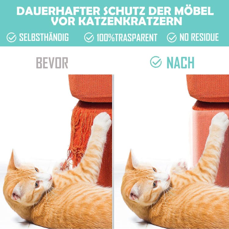 20cm*500cm Anti Griffe Chat Canapé - Protection Canape Chat Anti Griffe ...