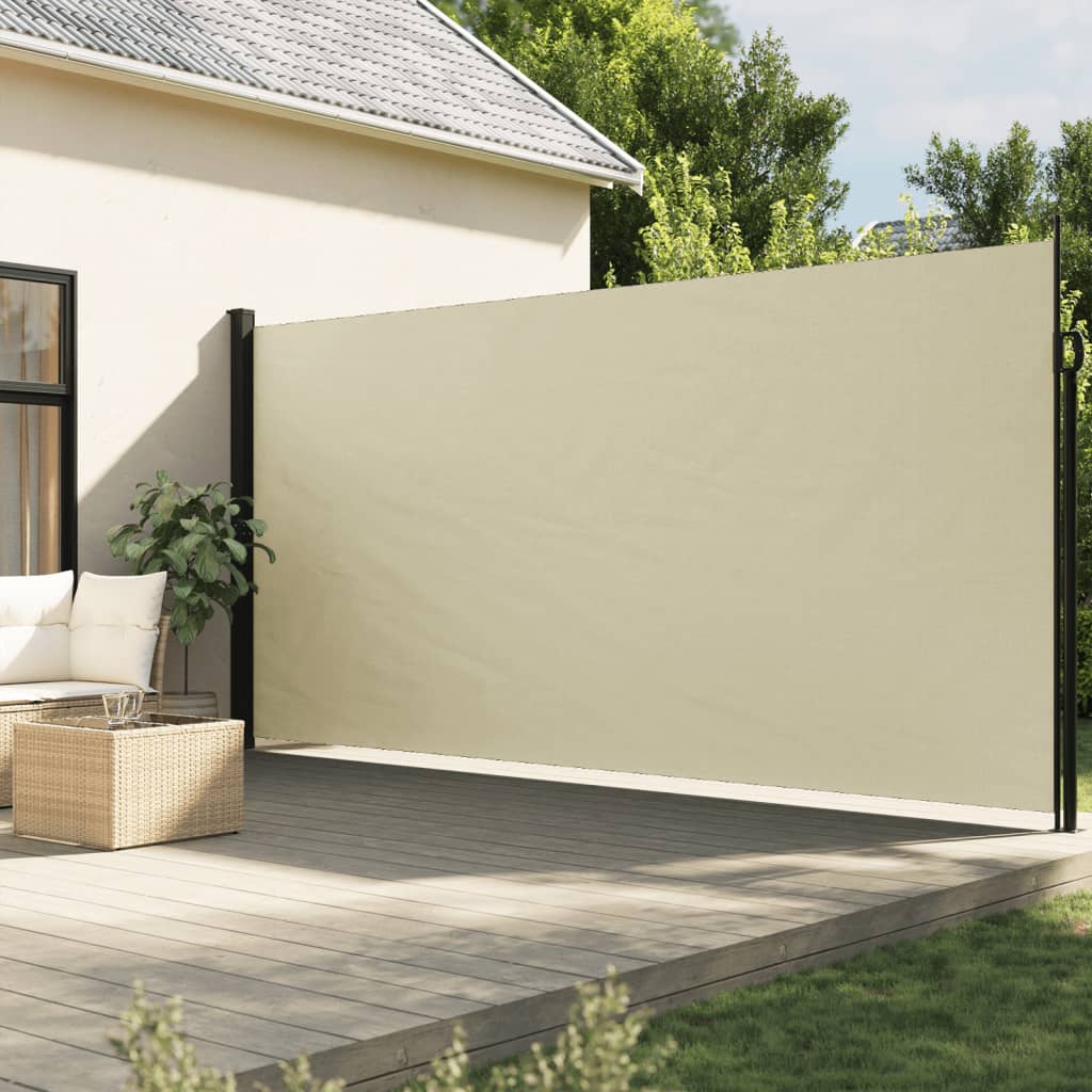 Toldo lateral retráctil crema 220x500 cm | Leroy Merlin