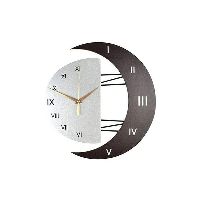 Reloj de pared moderno, diseño moderno, reloj de pared con marco de ...