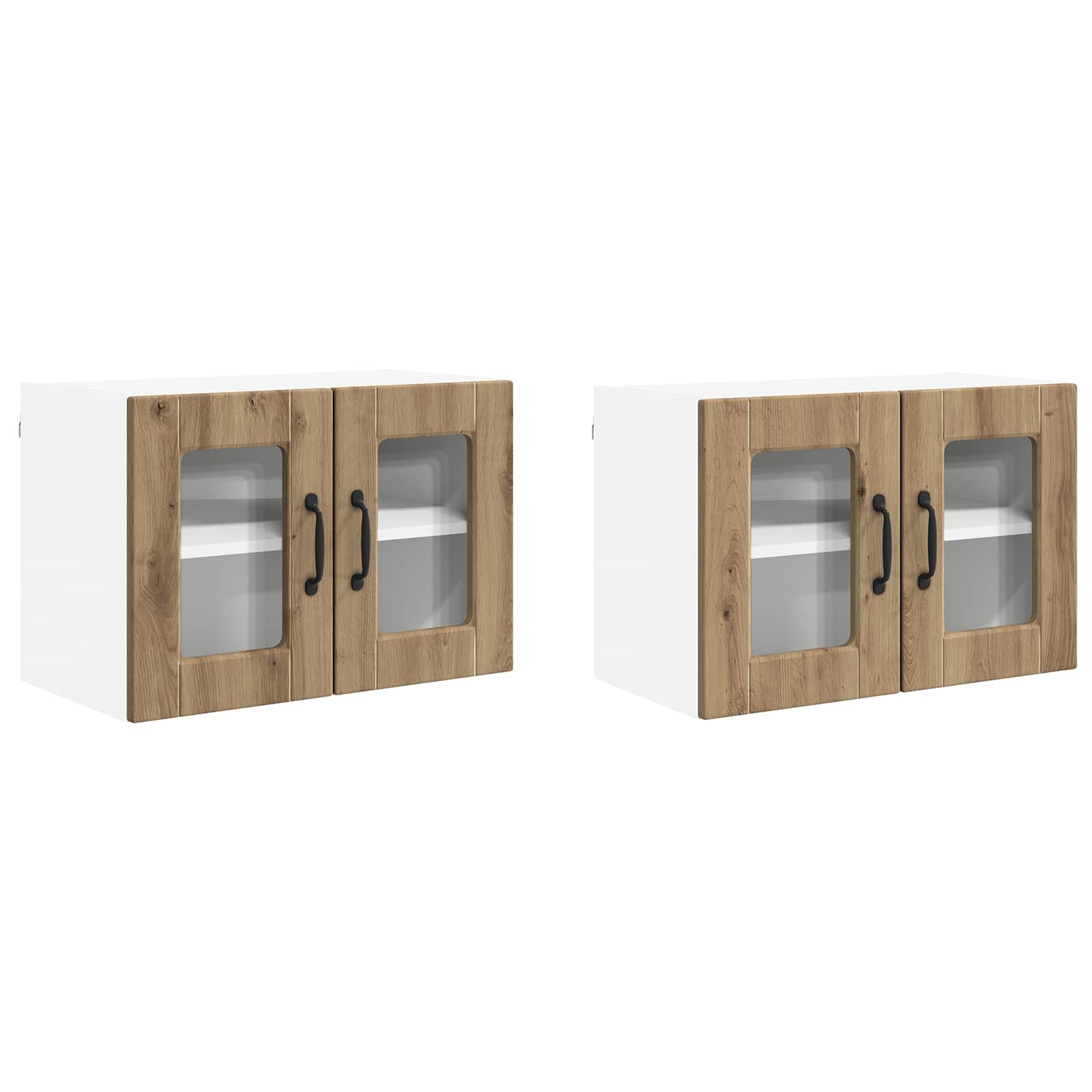 Juego de Muebles altos de cocina - Armarios cocina Roble artesanal 60 x ...