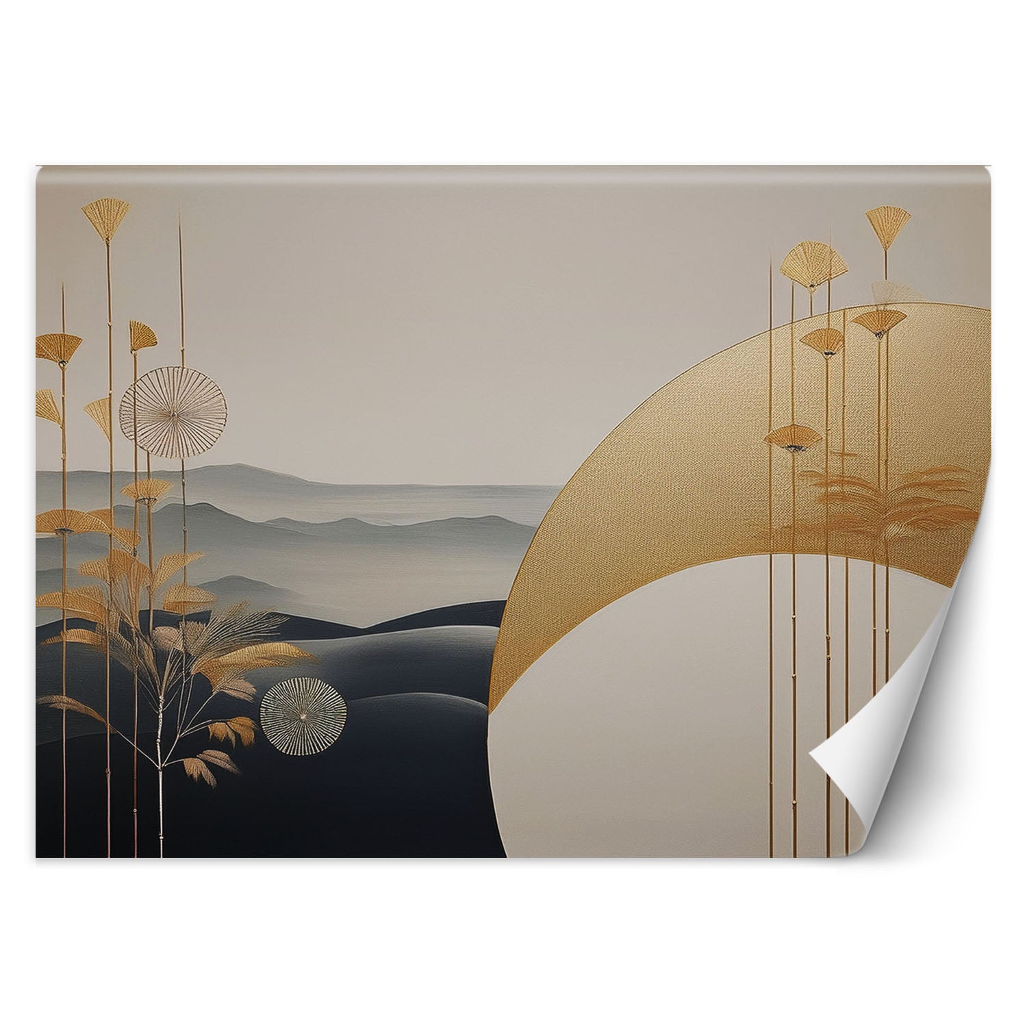 Papier peint, Paysage boho 100x70 | Leroy Merlin