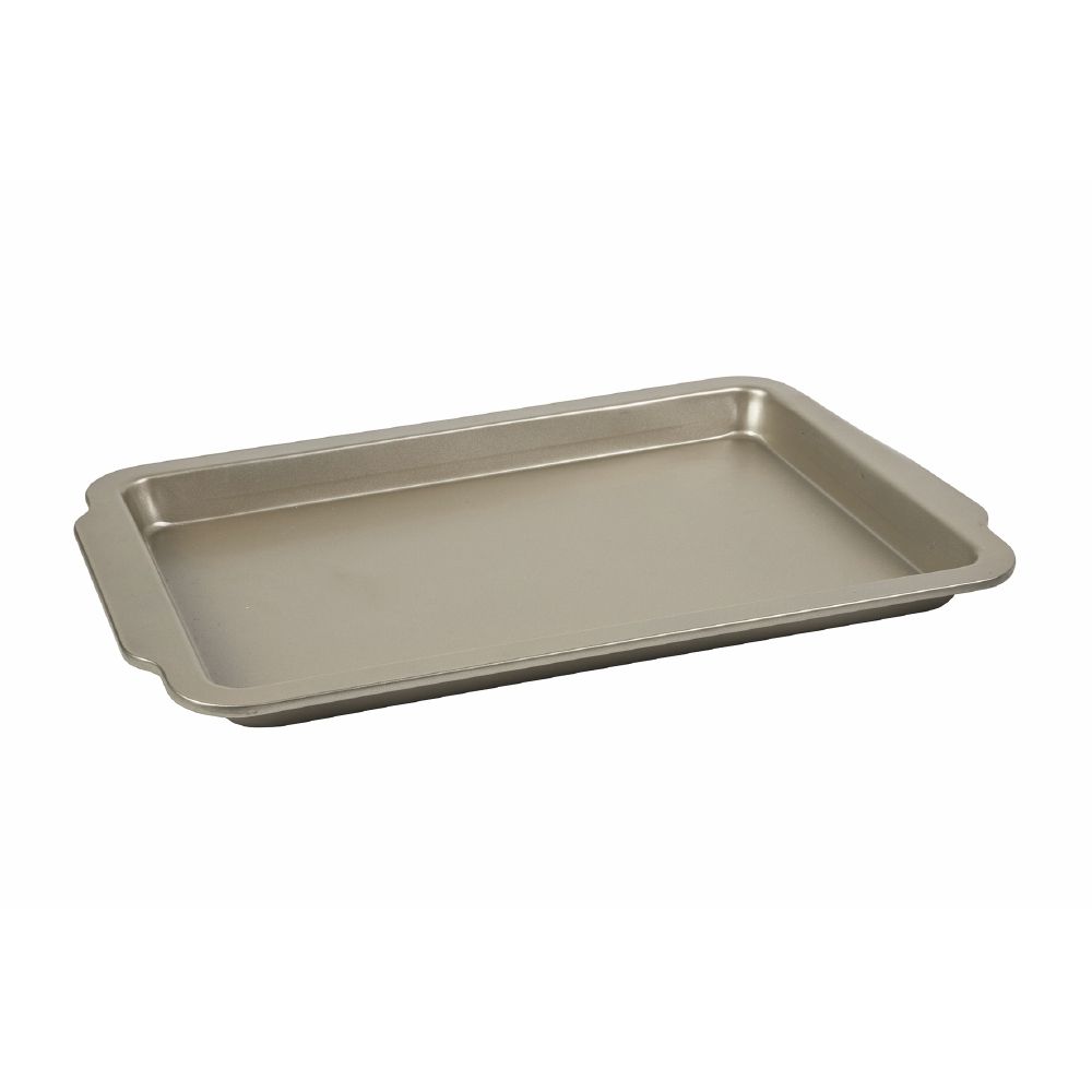 Bandeja rectangular antiadherente de acero al carbono 43x29xH3 cm Cuisine | Leroy Merlin