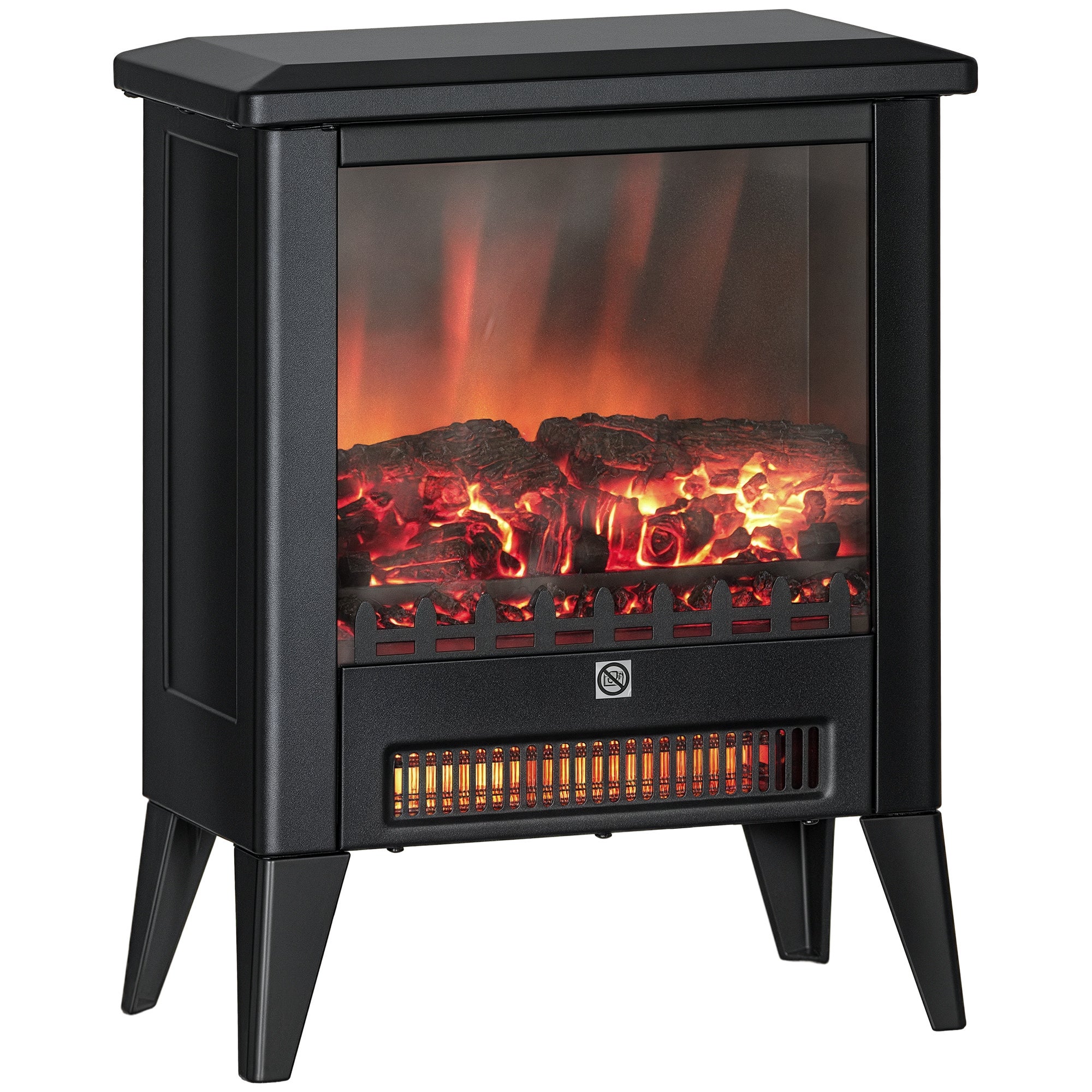 Cheminée électrique avec effet de feu réaliste, protection contre la ...