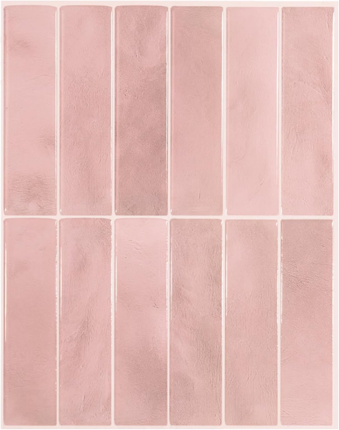 Paquete de 5 pegatinas para salpicadero de cocina y baño, color rosa ...